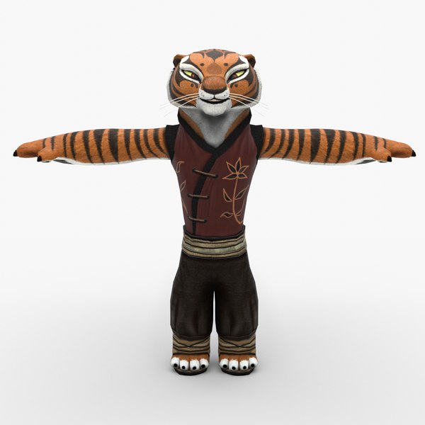 modelo 3d Tigresa de Kung fu Panda - TurboSquid 2294861