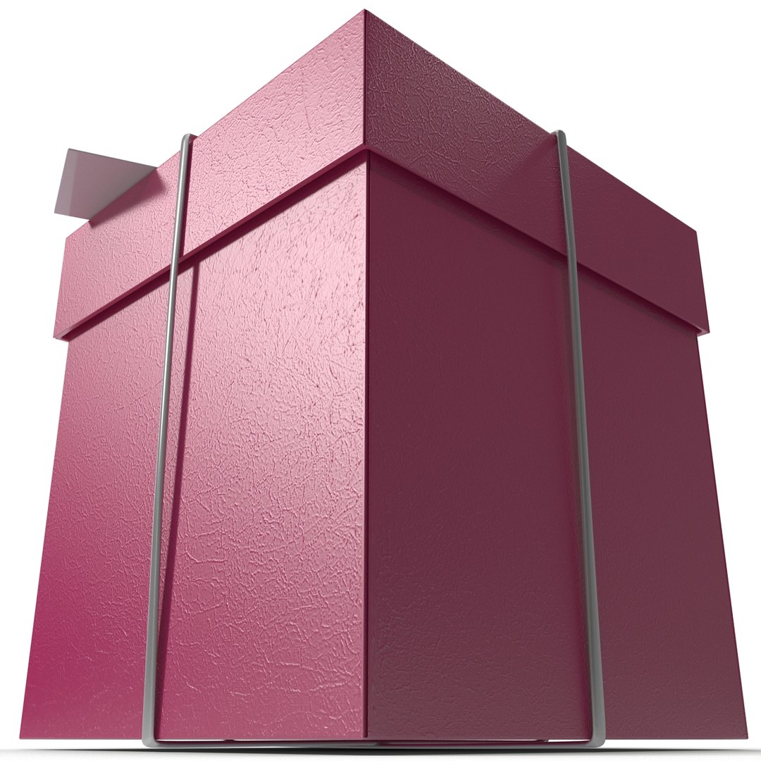 3d Max Square Gift Box