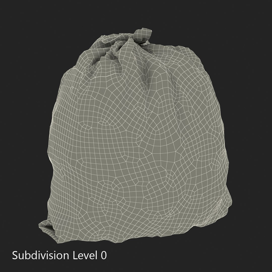 3d Garbage Bag Model