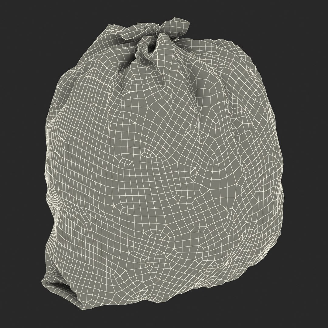 3d Garbage Bag Model