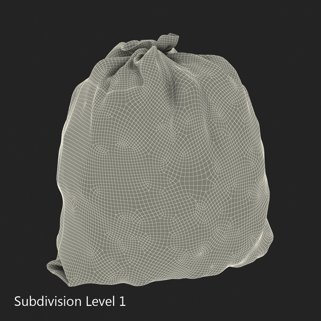 3d Garbage Bag Model