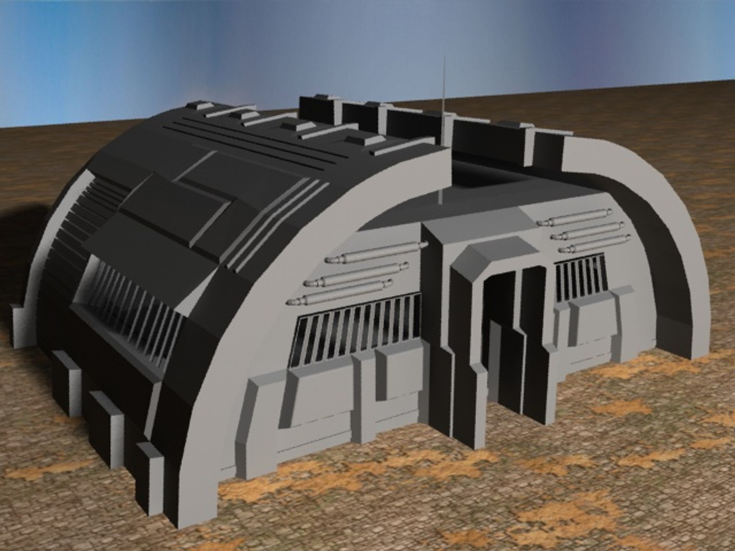 3ds Max Sci-fi Build