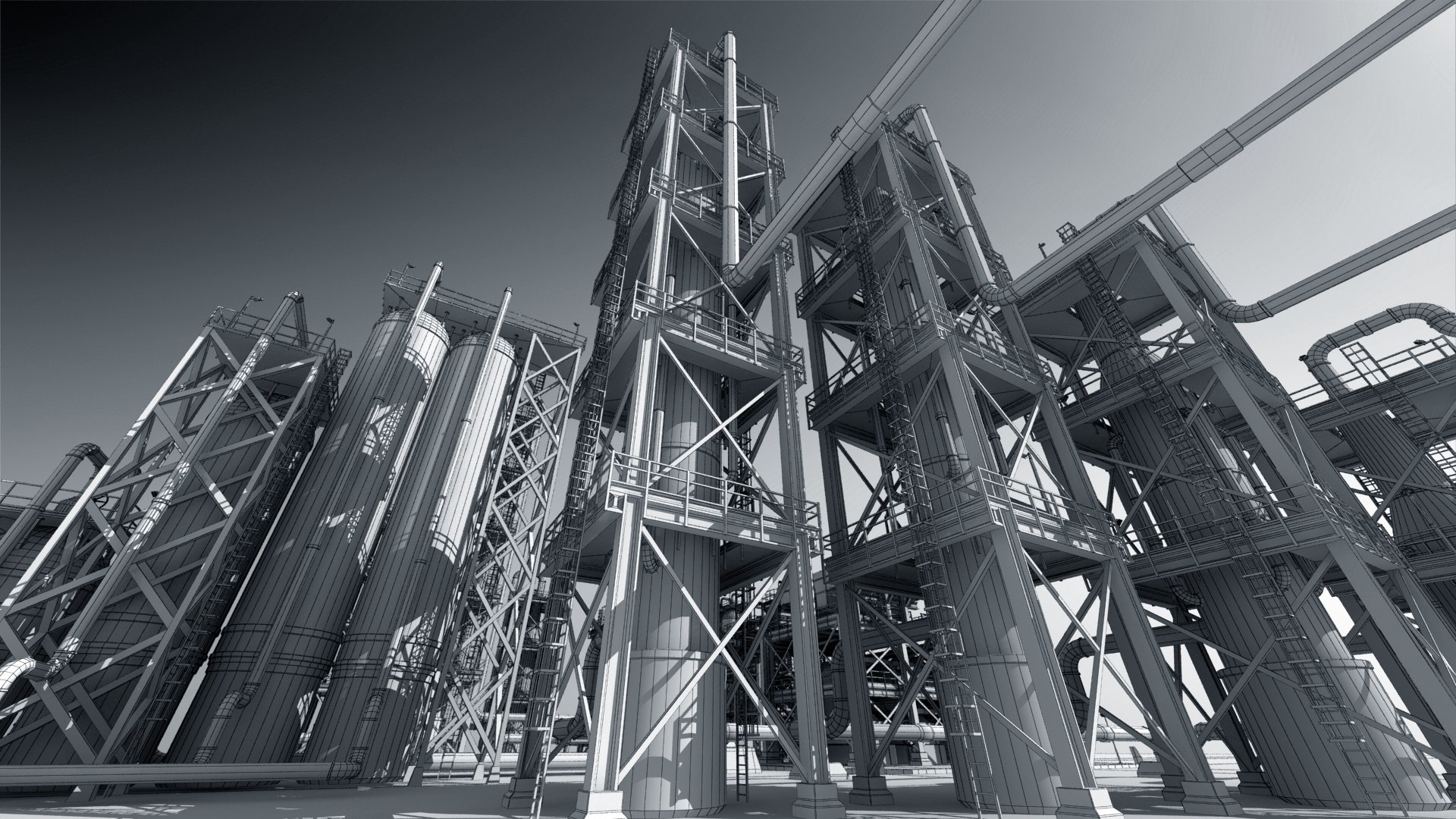 3D Metal Refinery 05 - TurboSquid 2050732