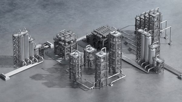 3D Metal Refinery 05 - TurboSquid 2050732