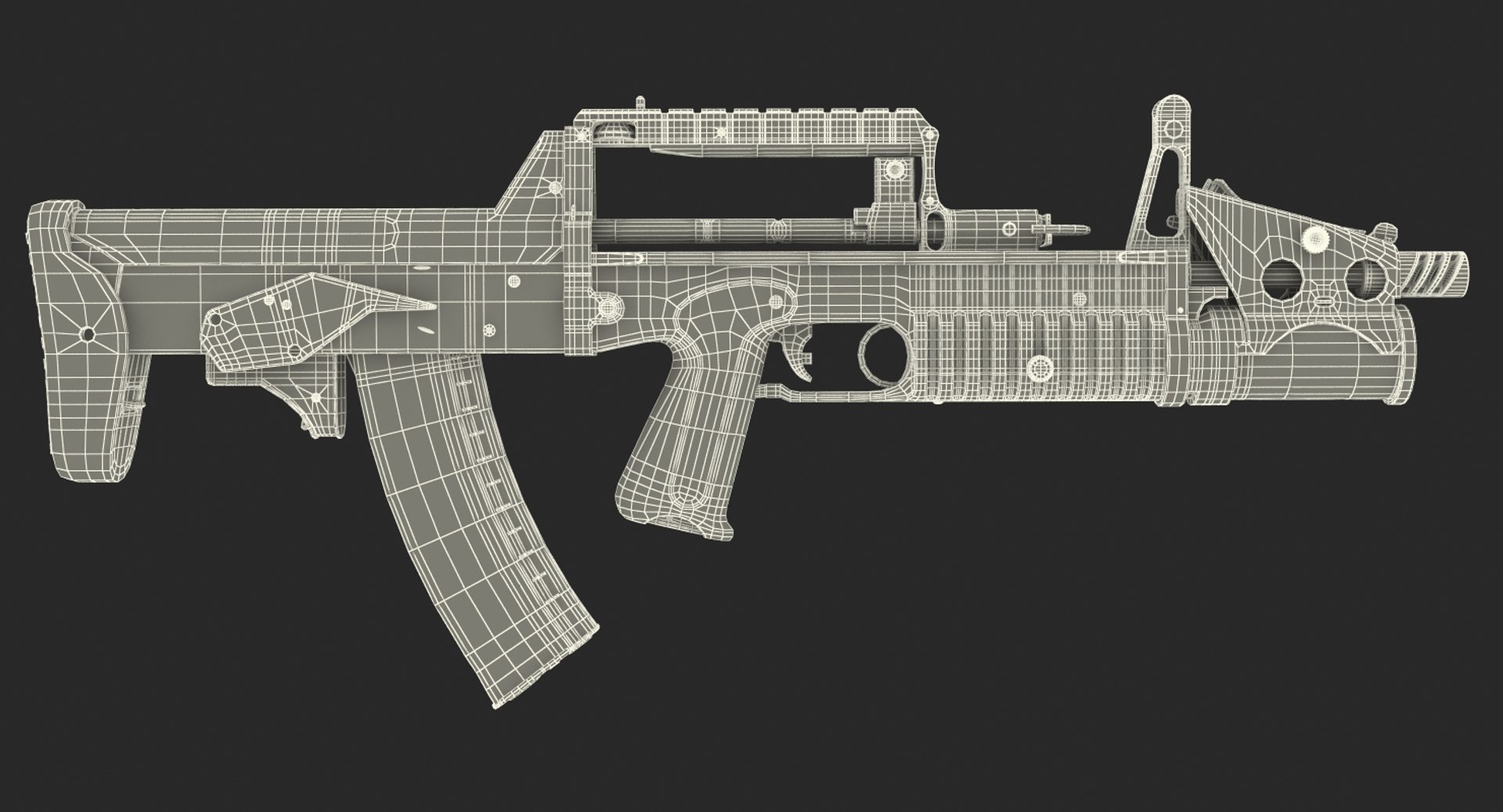 3d Model Amphibious Assault Rifle Ads