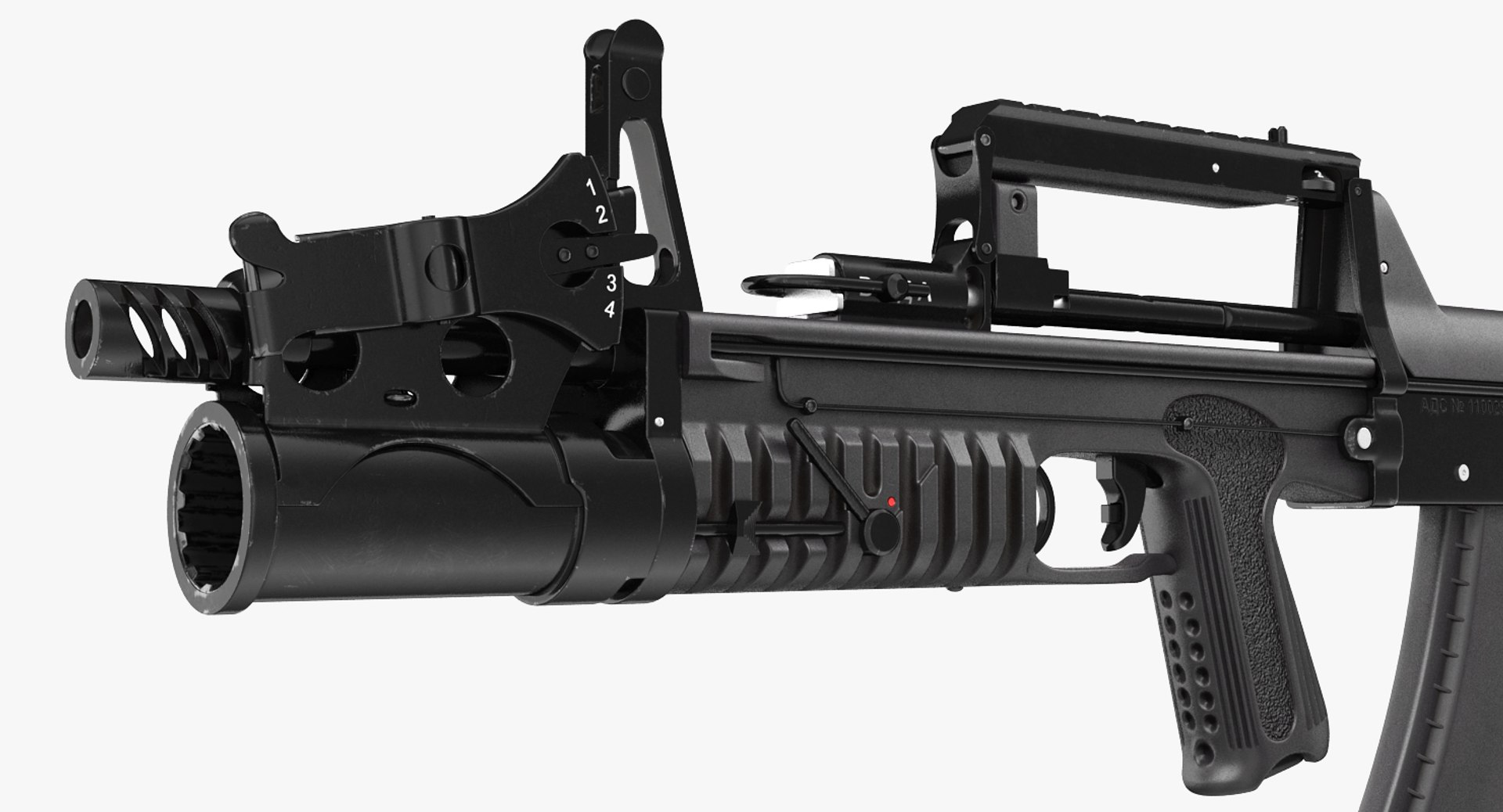3d Model Amphibious Assault Rifle Ads