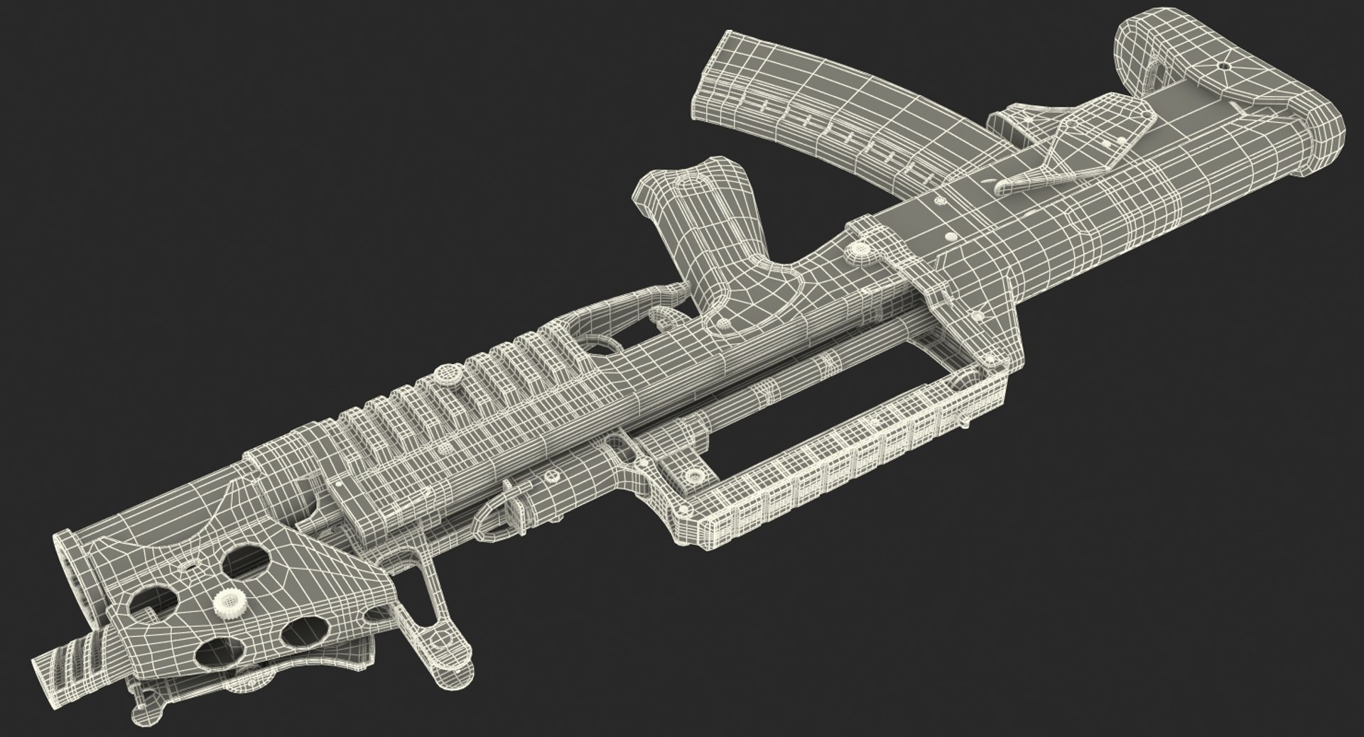 3d Model Amphibious Assault Rifle Ads