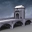 old monnow landmark bridge 3d max