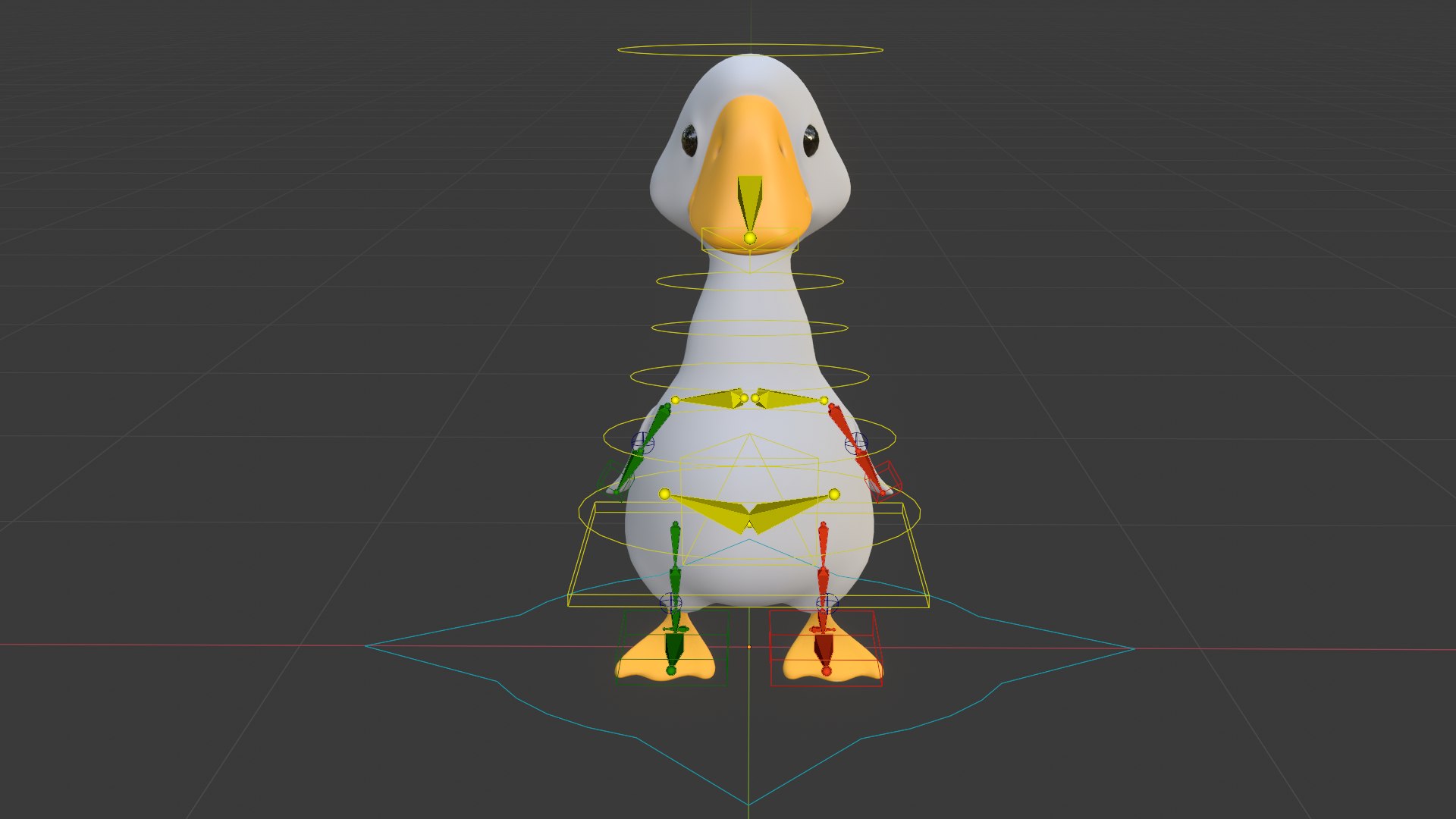 Mr Duck Game Ready Character model - TurboSquid 1791753