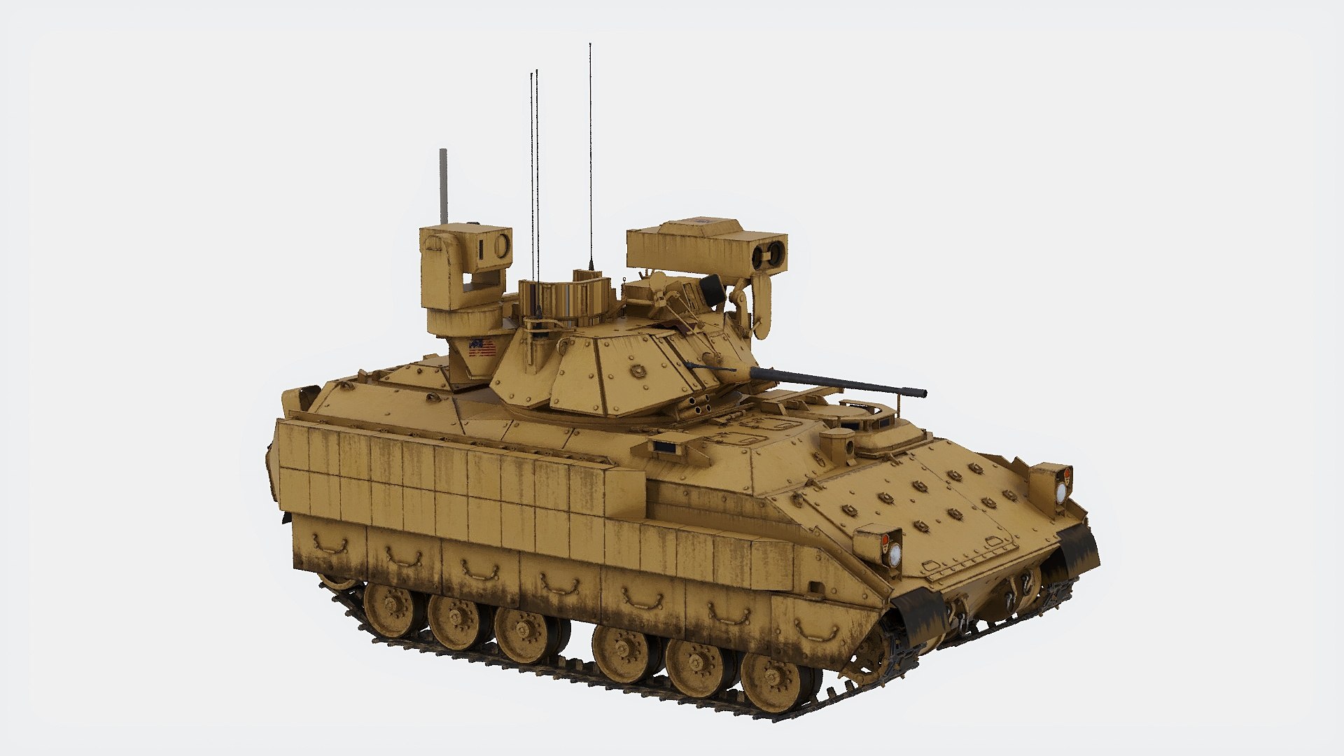 Bradley M2A3 3D - TurboSquid 2358583