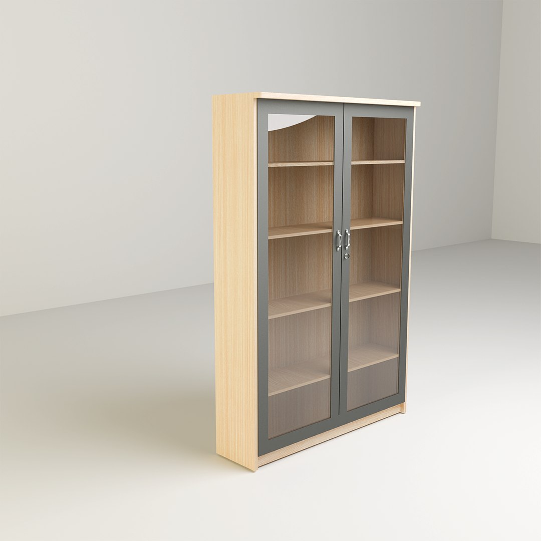 GLASS DOOR BOOK SELF 3D Model - TurboSquid 2272789