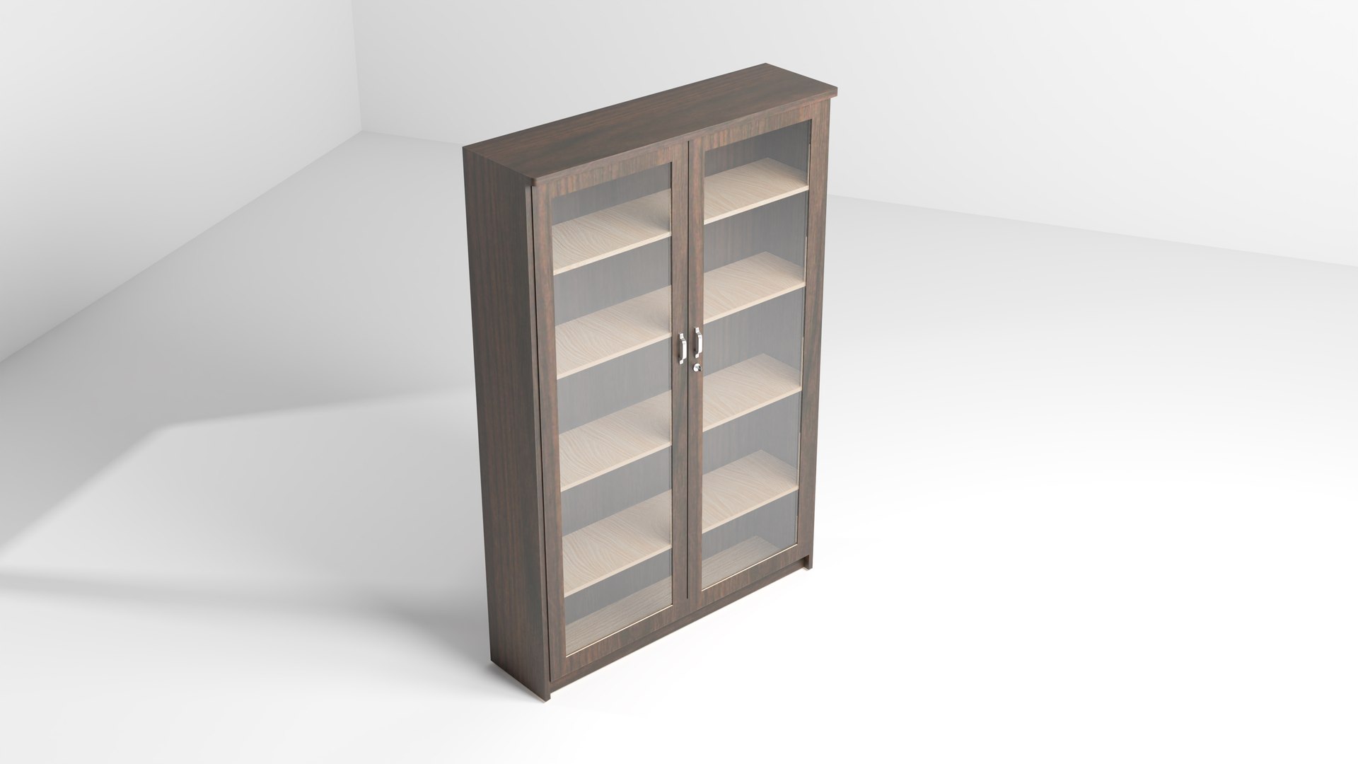 GLASS DOOR BOOK SELF 3D Model - TurboSquid 2272789