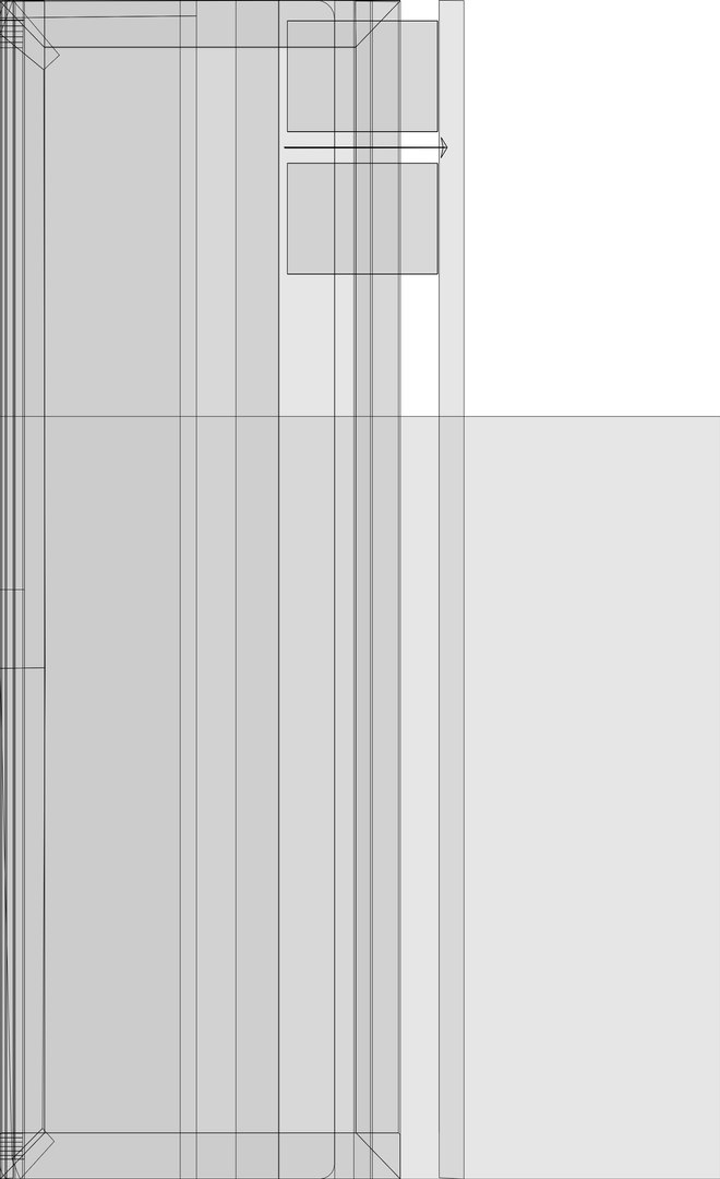 GLASS DOOR BOOK SELF 3D Model - TurboSquid 2272789