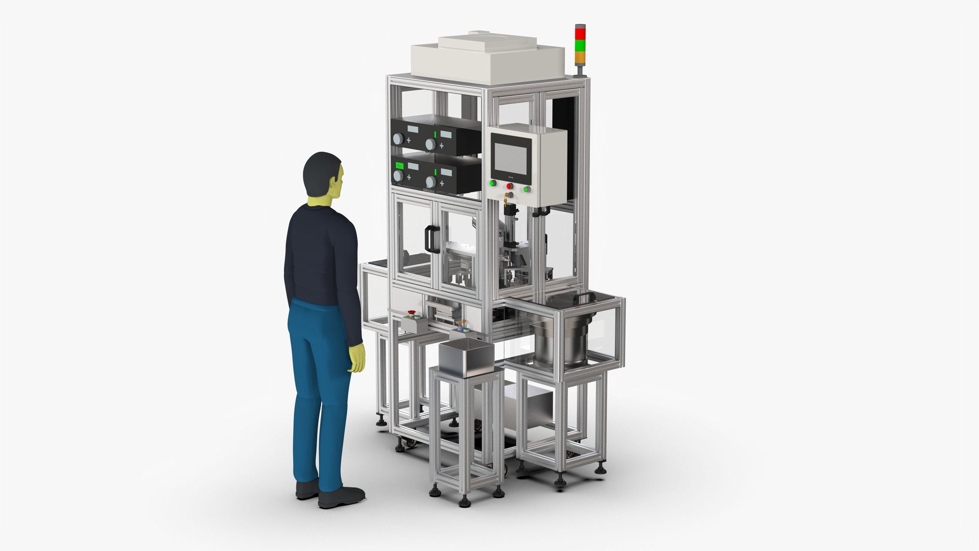 Automatic O-ring Testing Assembly Line 3D - TurboSquid 1991874