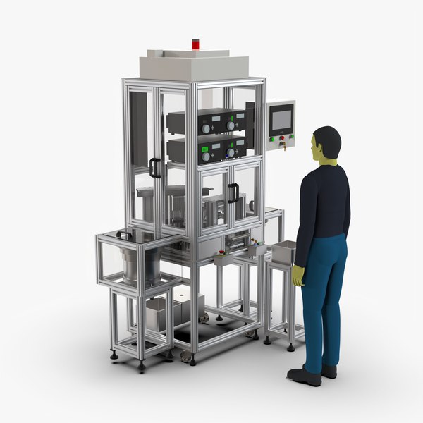 Automatic O-ring Testing Assembly Line 3D 모델 - TurboSquid 1991874