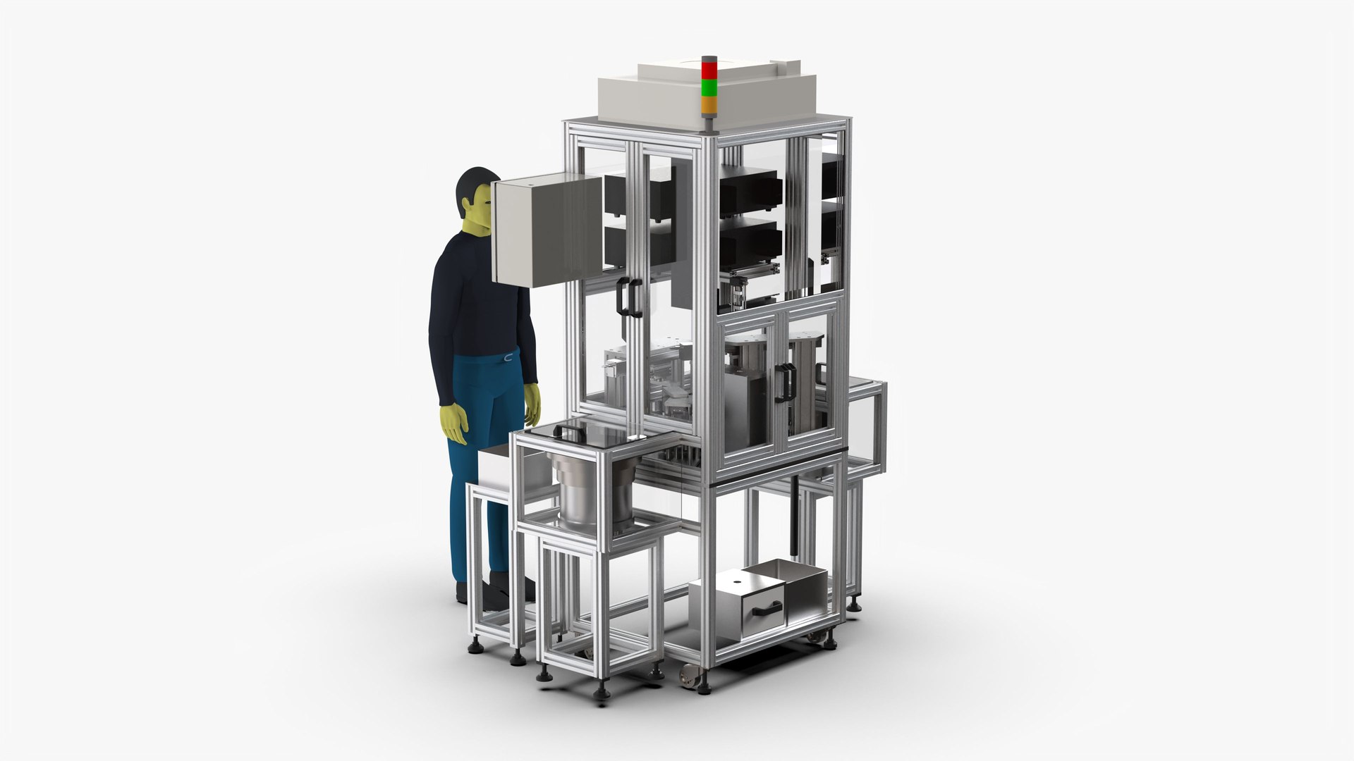 Automatic O-ring Testing Assembly Line 3D - TurboSquid 1991874