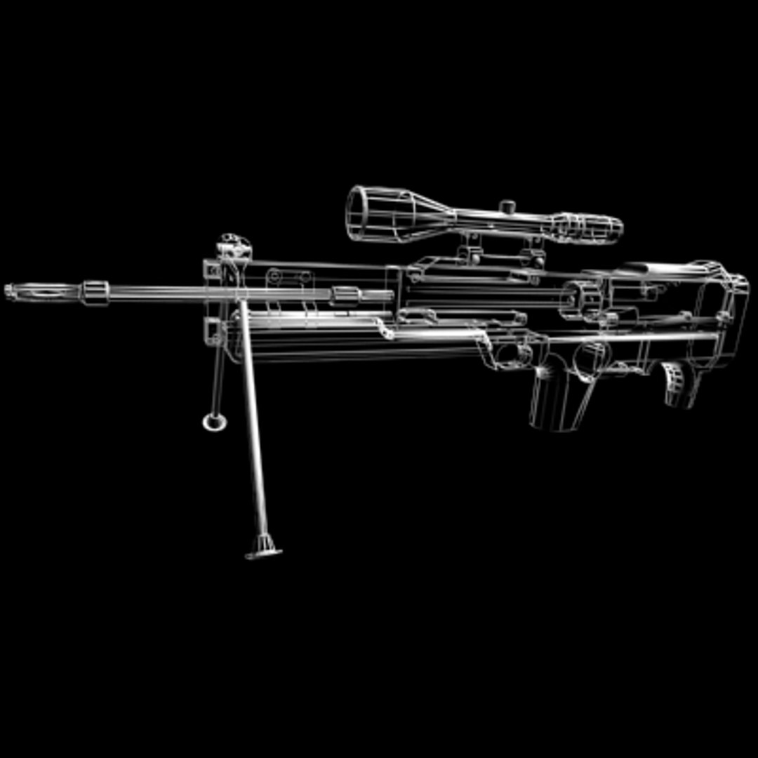 Walther Wa2000 Sniper Rifle Dwg