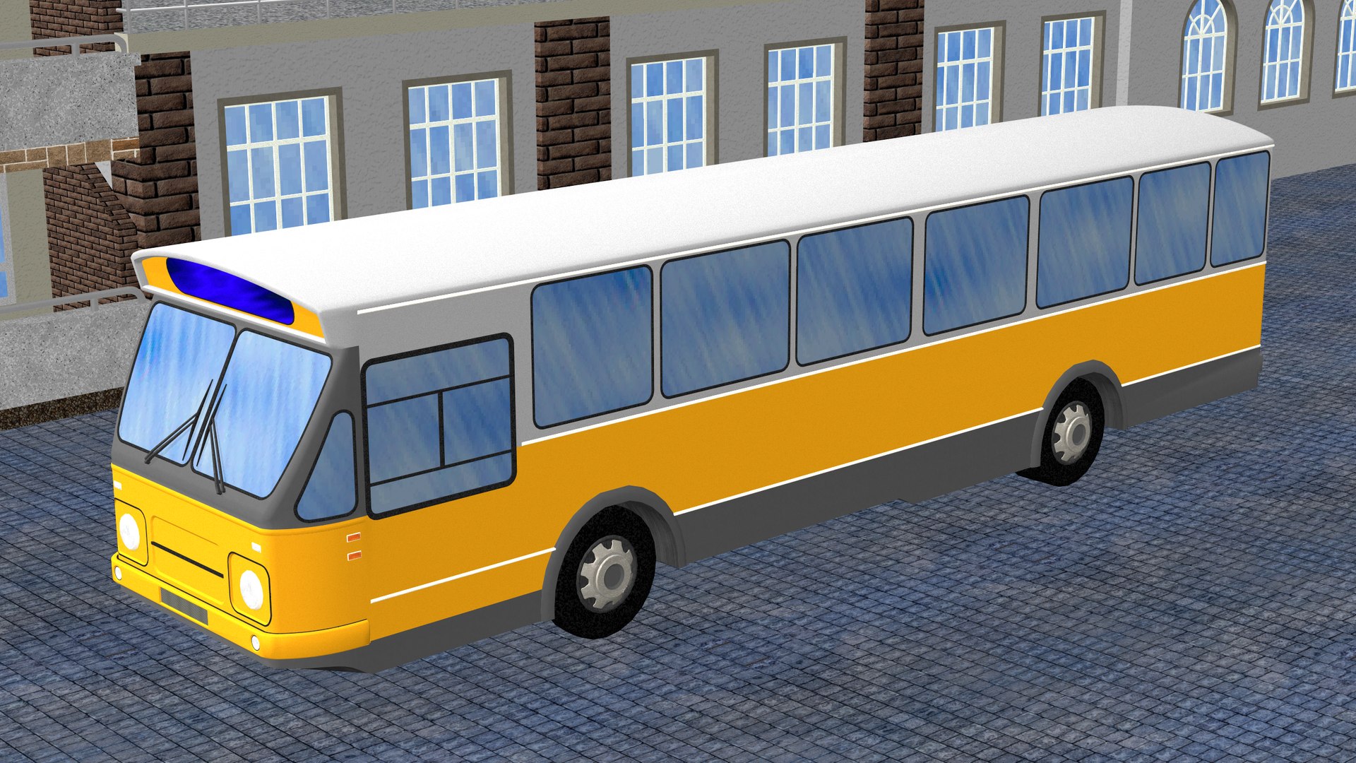 3D Den Oudsten Mb200 City Bus - TurboSquid 2004399