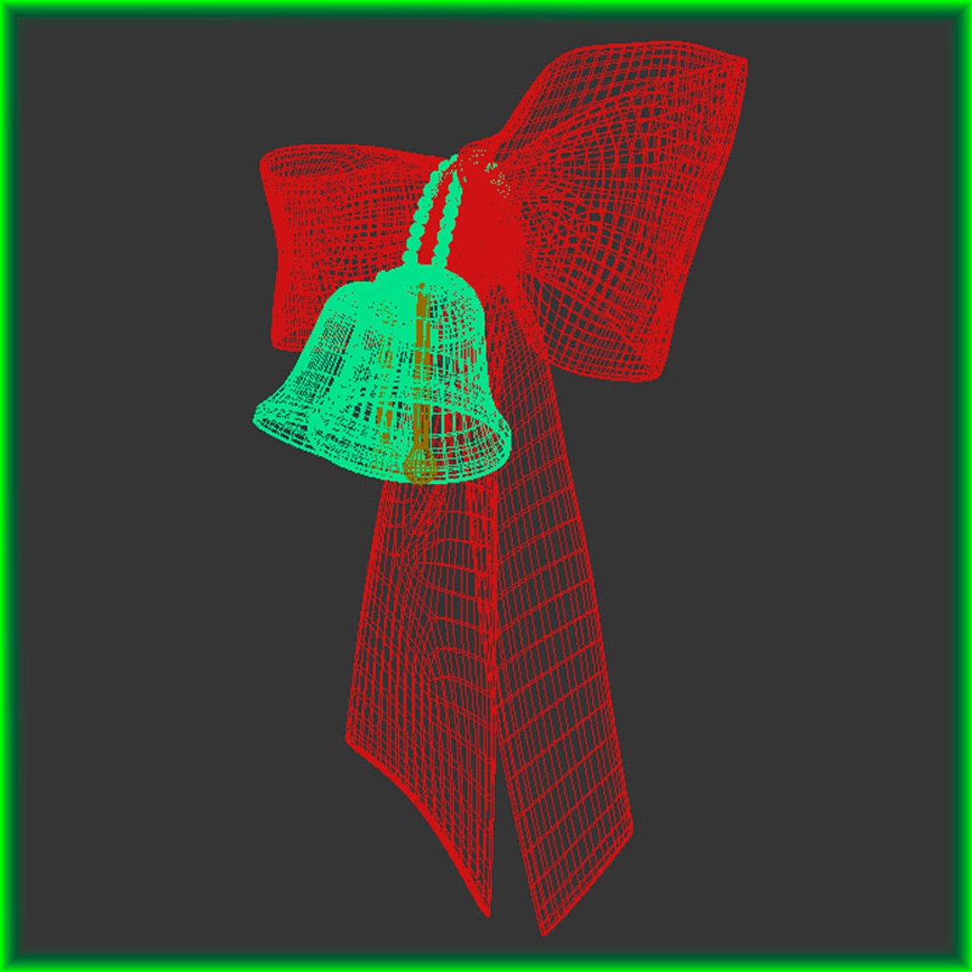 3d Model Christmas Bells