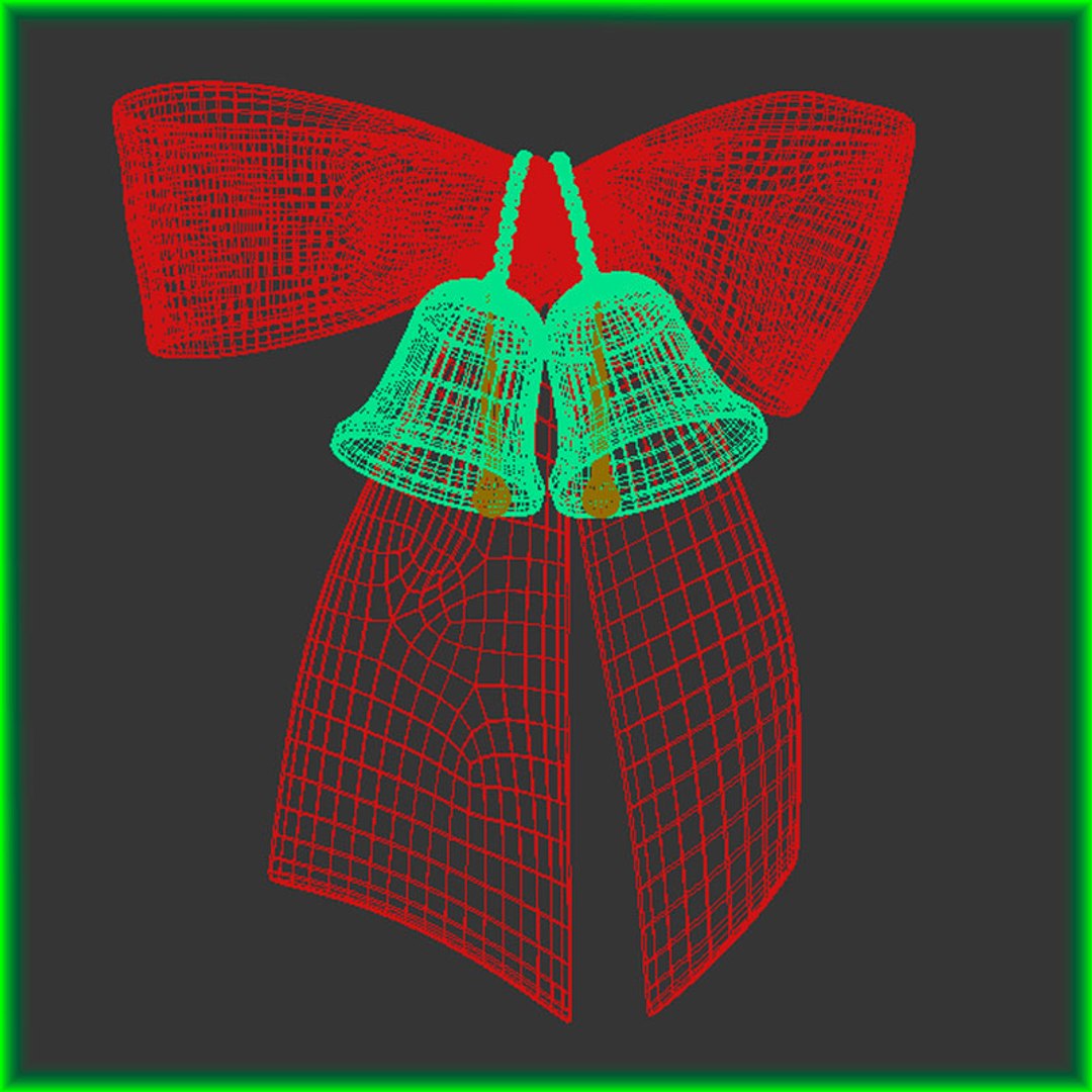 3d Model Christmas Bells