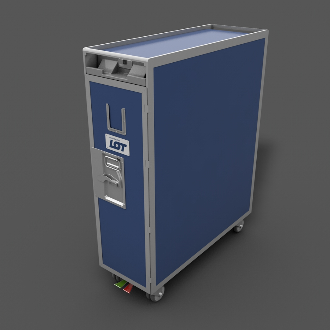 3d airplane cart