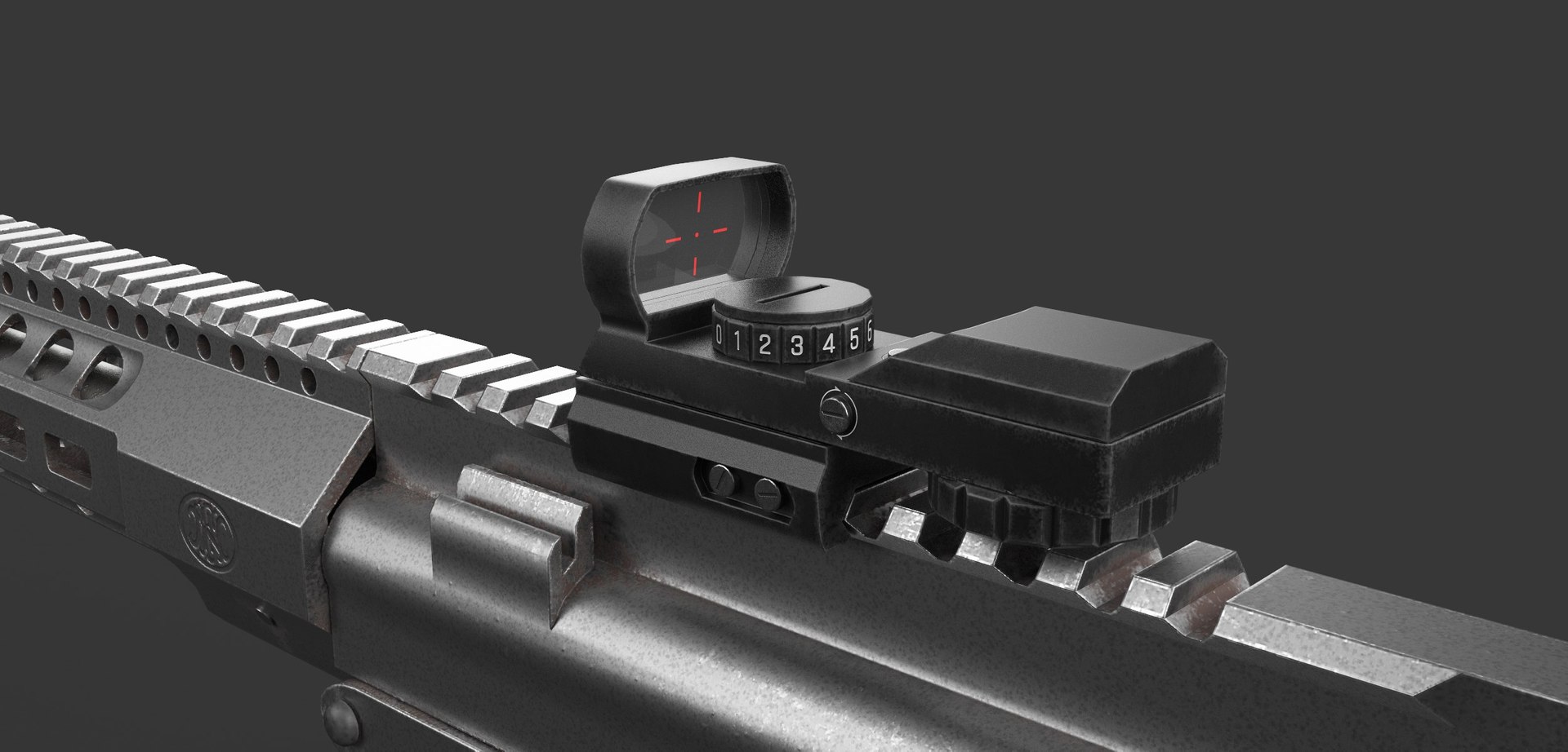 3D FN15 TAC3 Tactical Rifle - TurboSquid 2111669