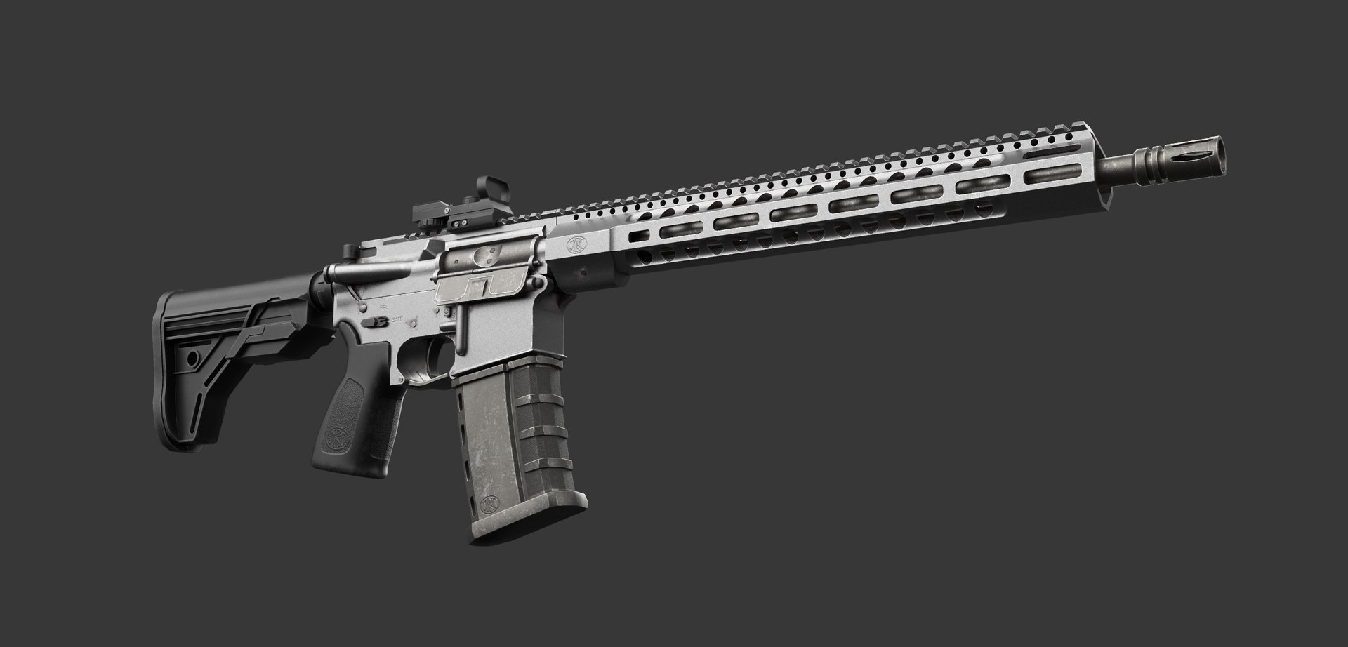3D FN15 TAC3 Tactical Rifle - TurboSquid 2111669