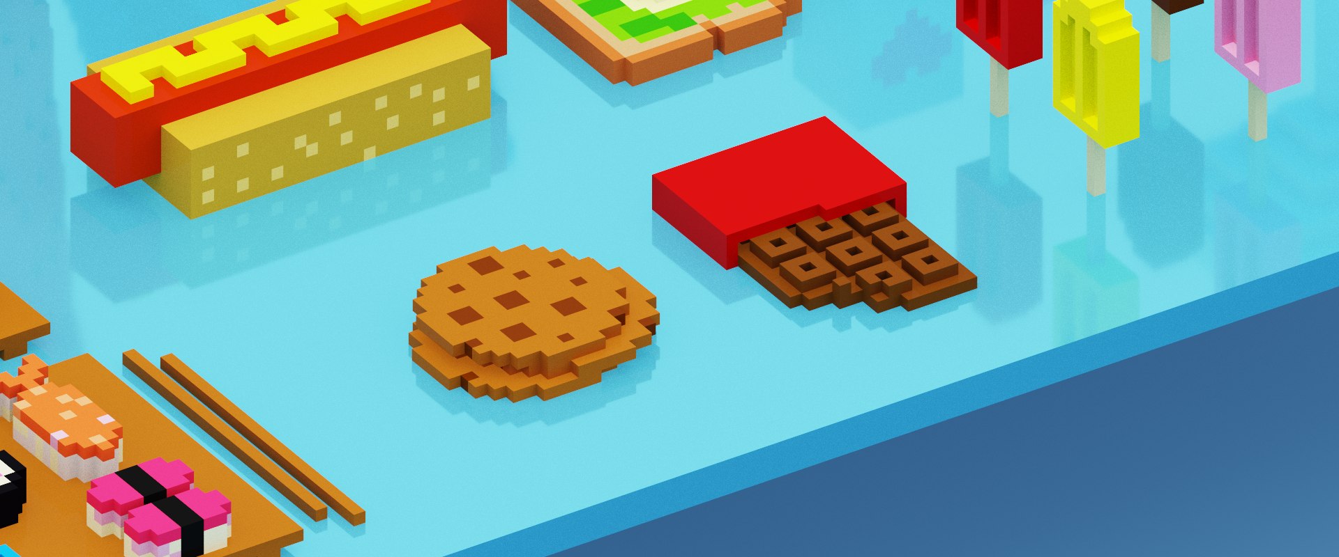 Voxel Fast Food Pack 3D Model - TurboSquid 2060296