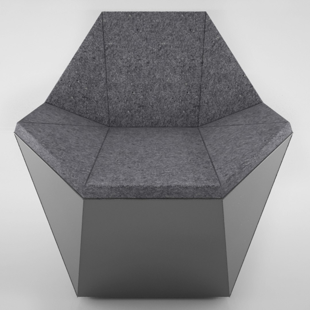 3D Prism Lounge Chair | 1148116 | TurboSquid