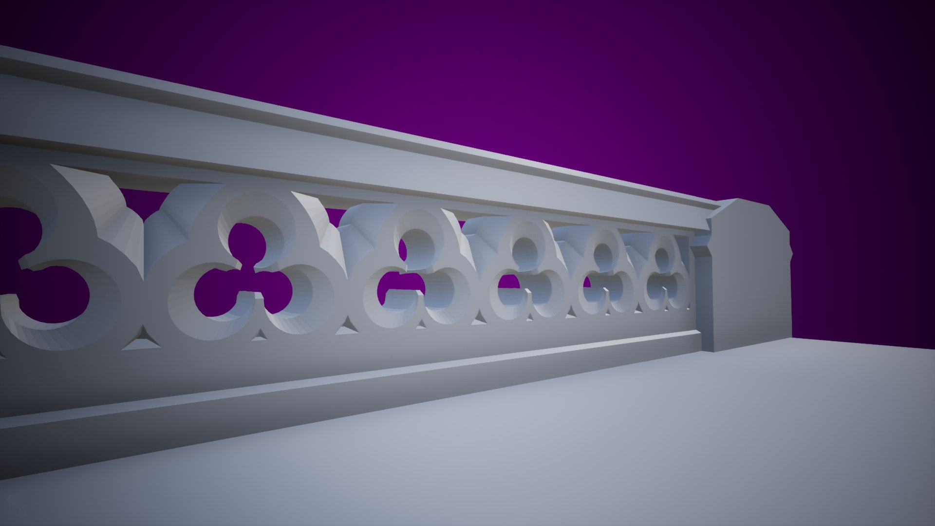 Tileable Bridge Section Model - TurboSquid 1647897