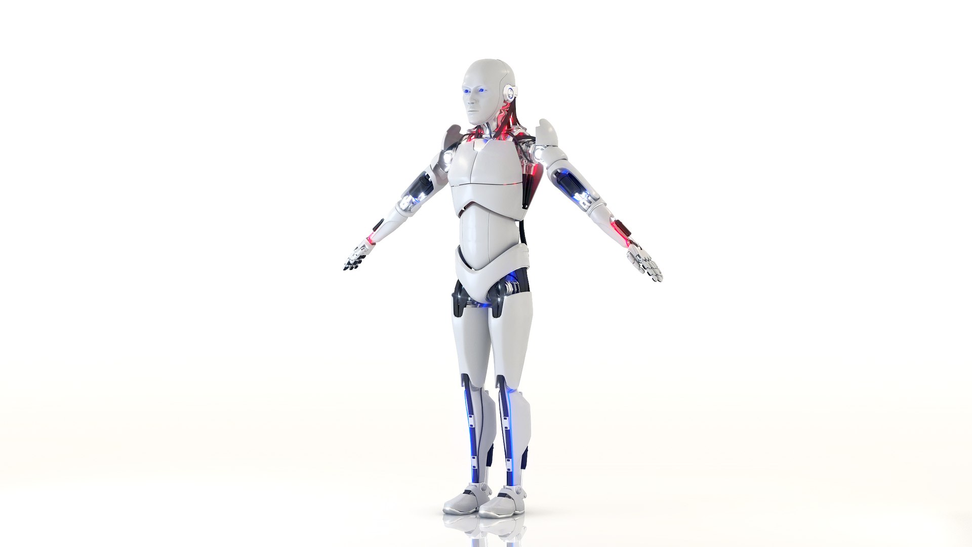 Electronic Cyborg Male Animated Model 3D Model - TurboSquid 2177796