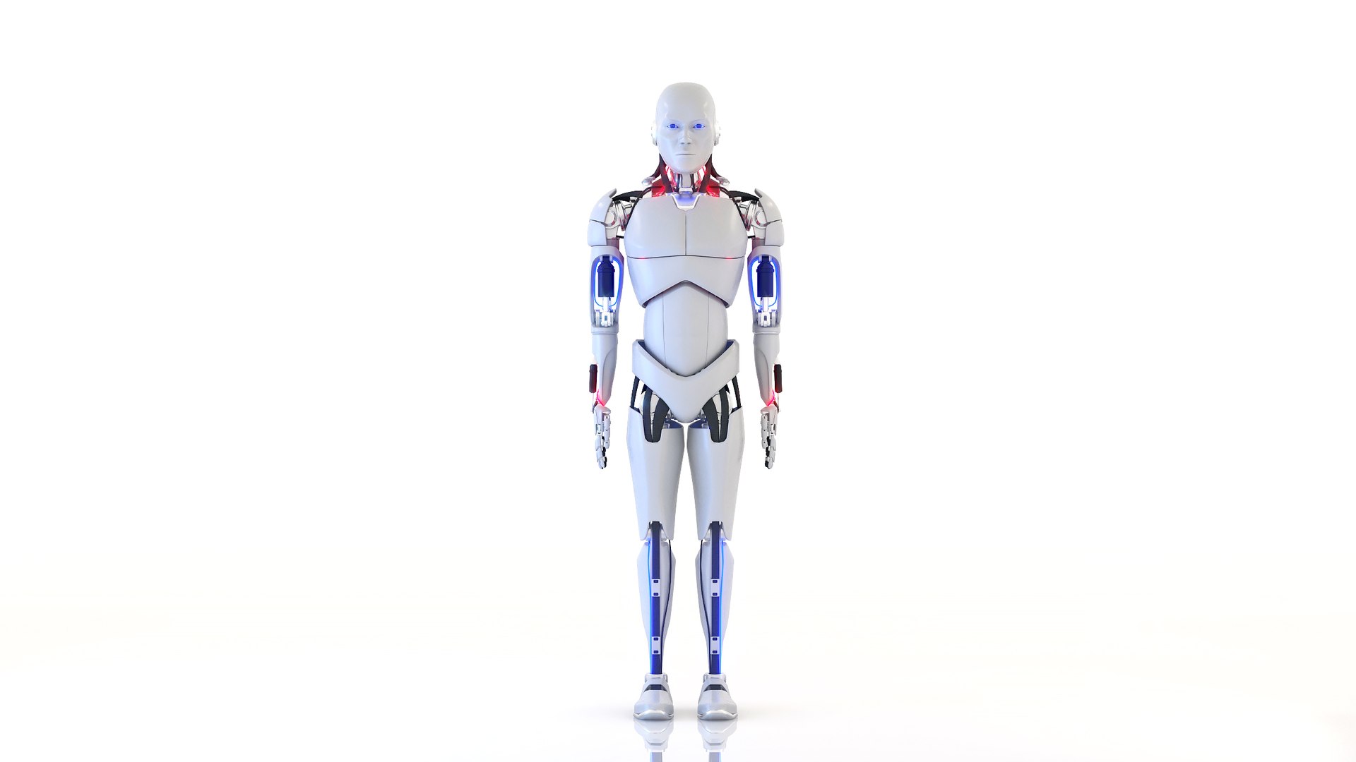 Electronic Cyborg Male Animated Model 3D Model - TurboSquid 2177796
