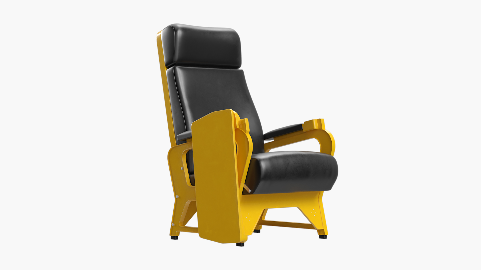 3D Leather Command Chair - TurboSquid 2368921