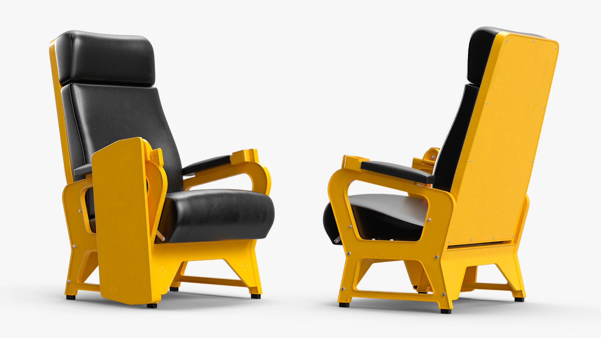 3D Leather Command Chair - TurboSquid 2368921