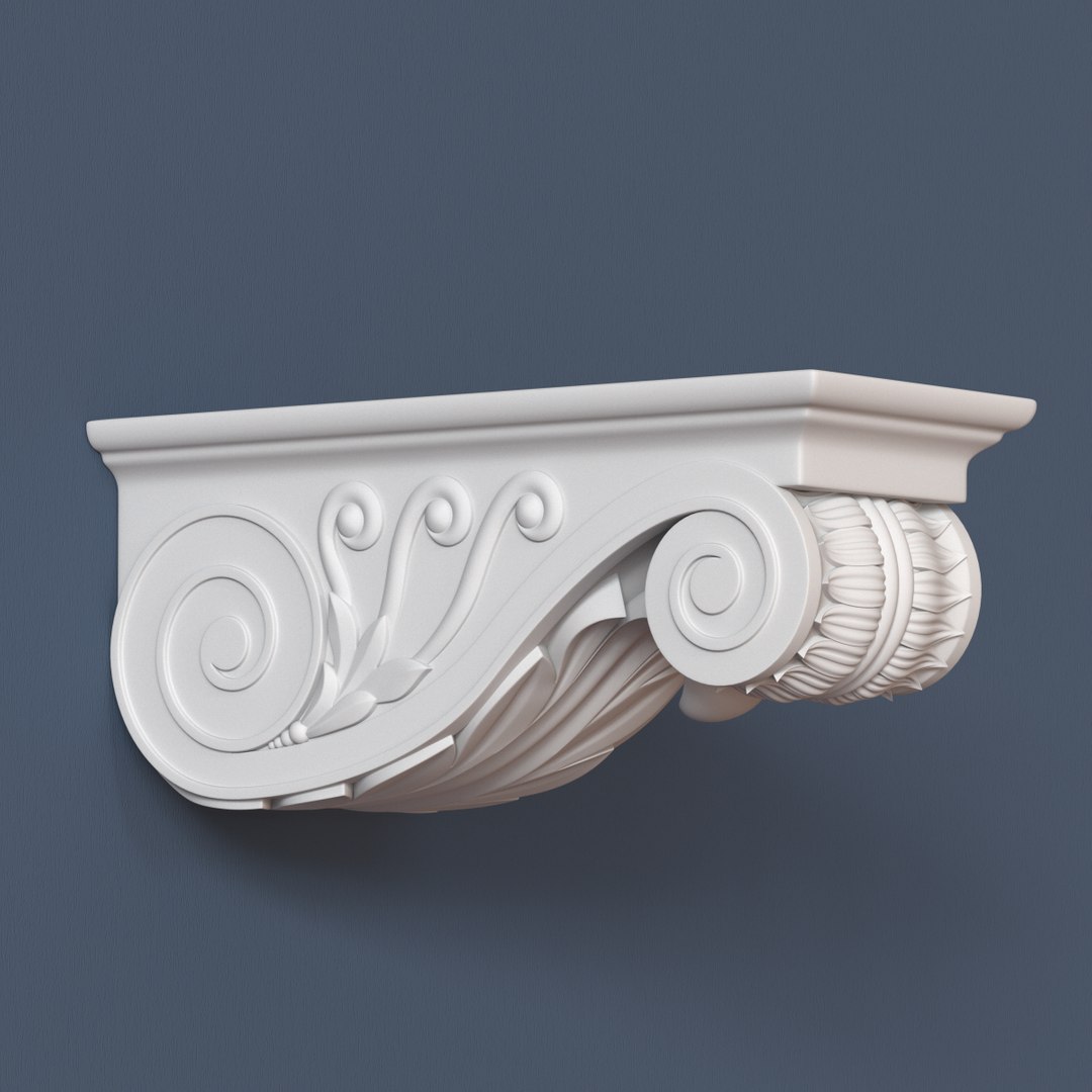 3d Corbel Decorative Model