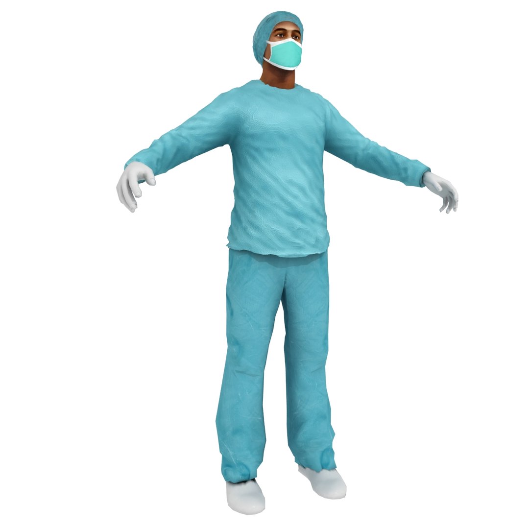 3d human man male model