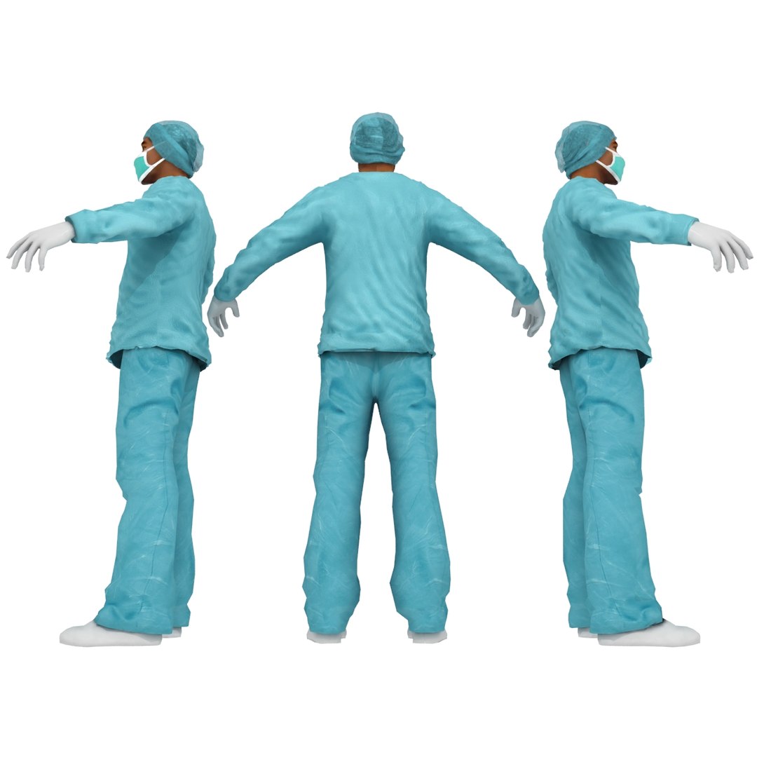 3d human man male model