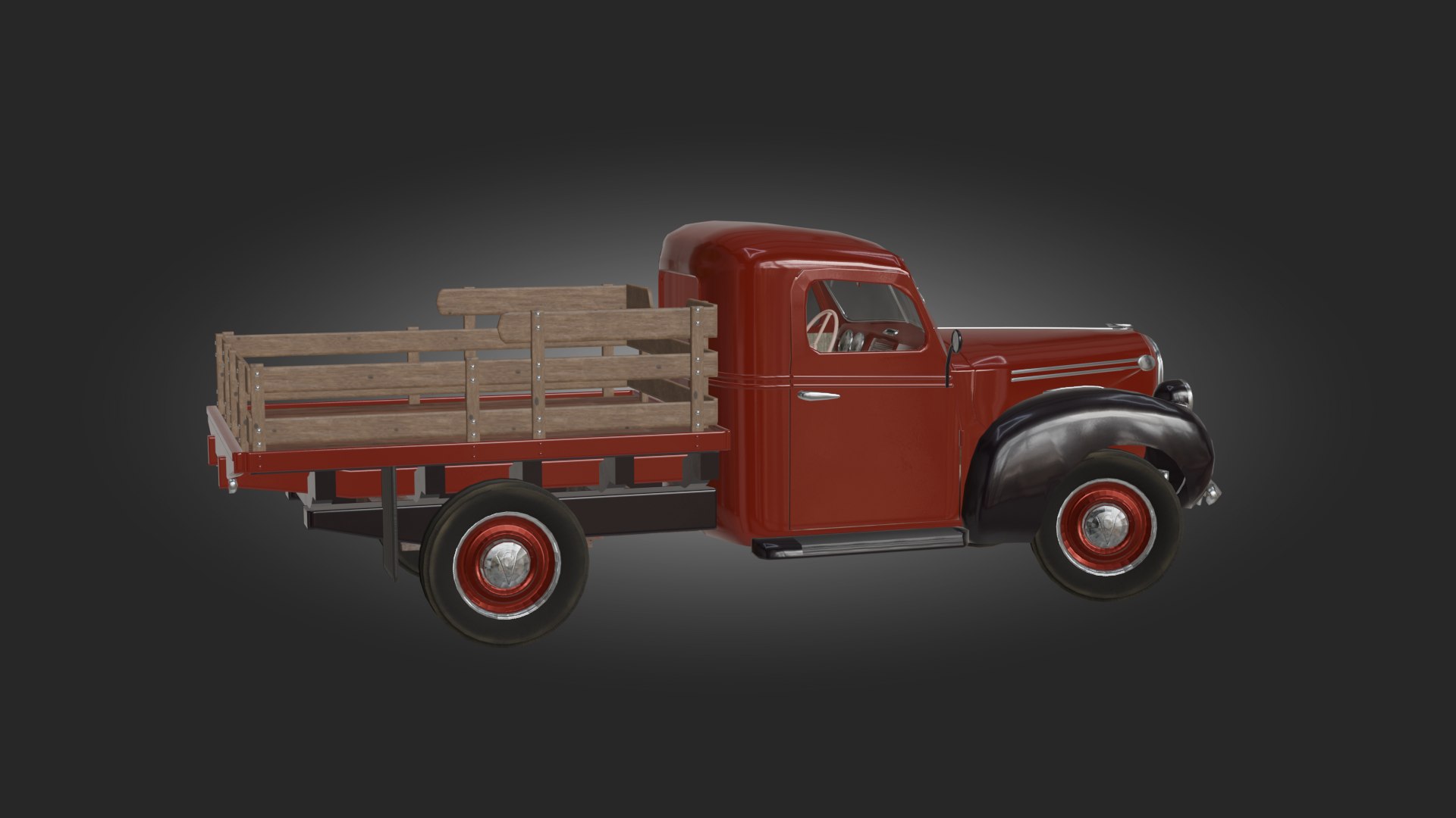 3D Model Old Pick Up Truck 3D Model - TurboSquid 2314272