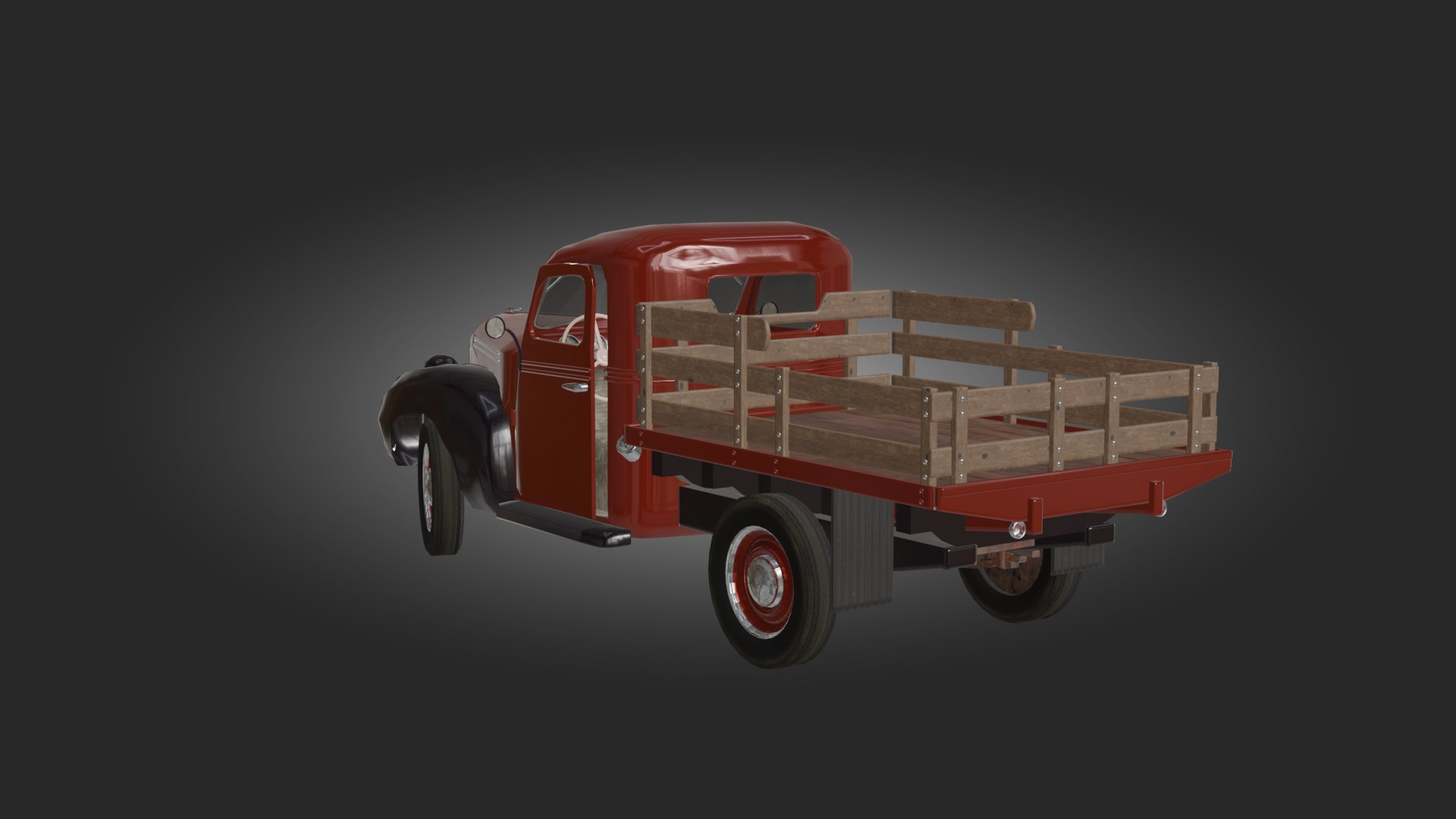 3D Model Old Pick Up Truck 3D Model - TurboSquid 2314272