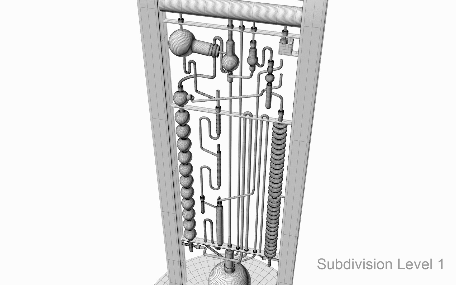 Bernard Time-flow Water Clock 3D Model - TurboSquid 1598206