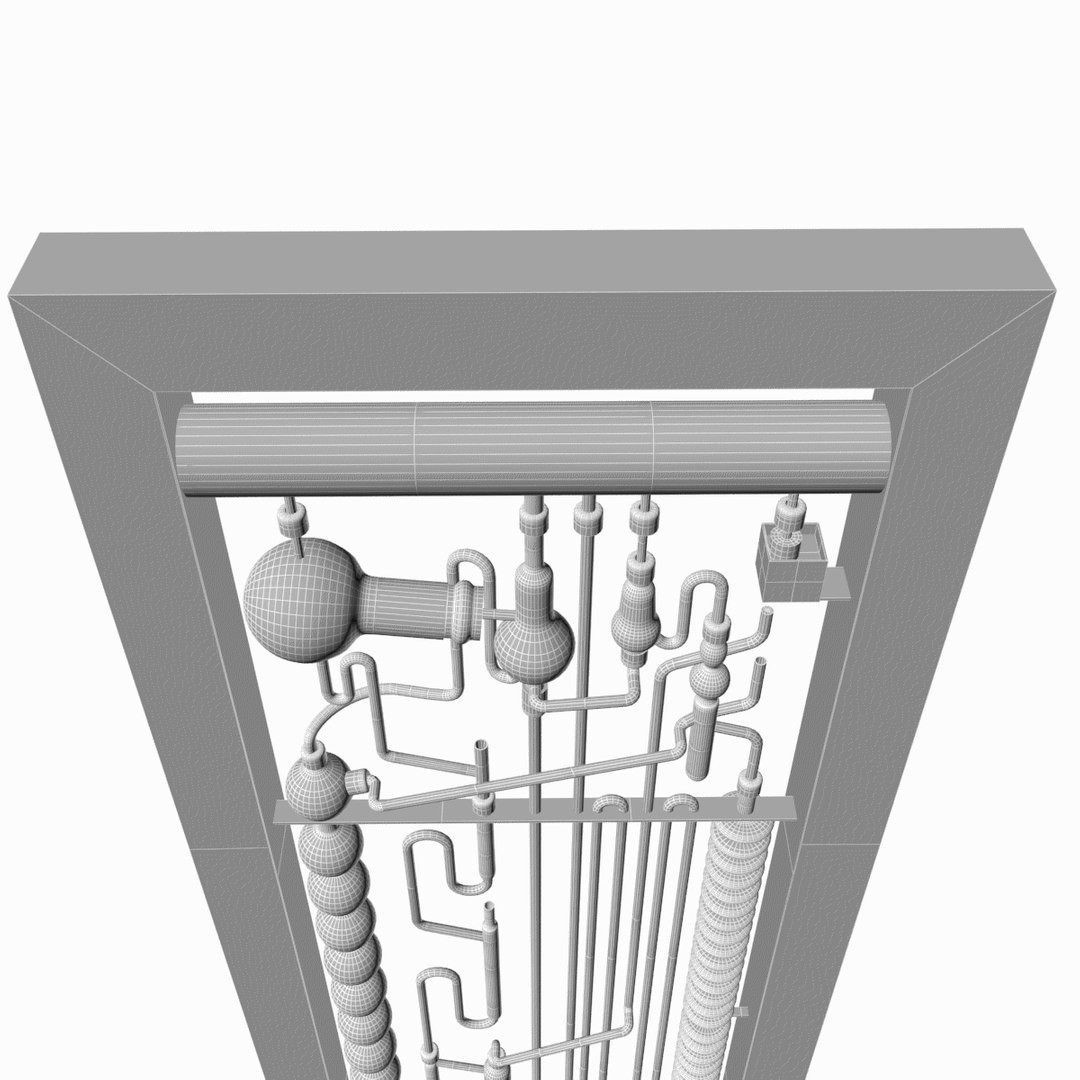 Bernard Time-flow Water Clock 3D Model - TurboSquid 1598206