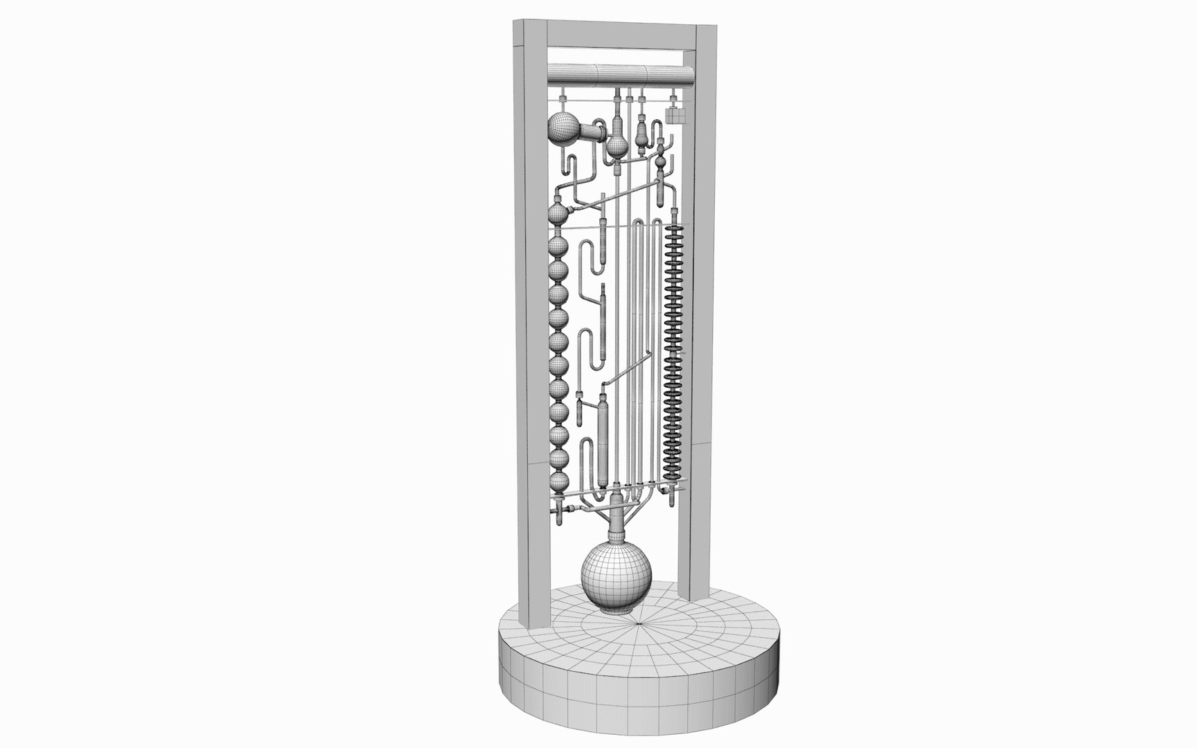 Bernard Time-flow Water Clock 3D Model - TurboSquid 1598206