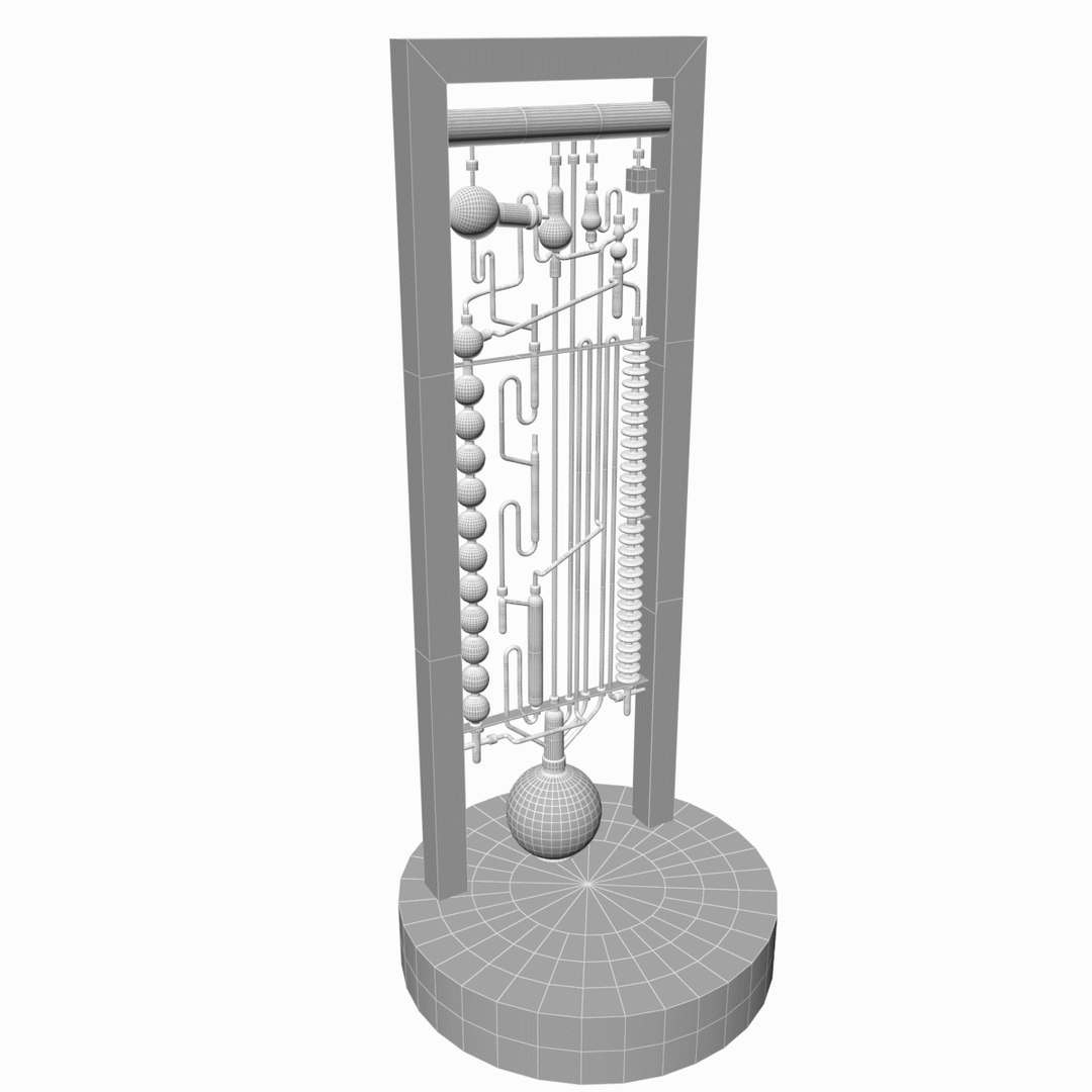 Bernard Time-flow Water Clock 3D Model - TurboSquid 1598206