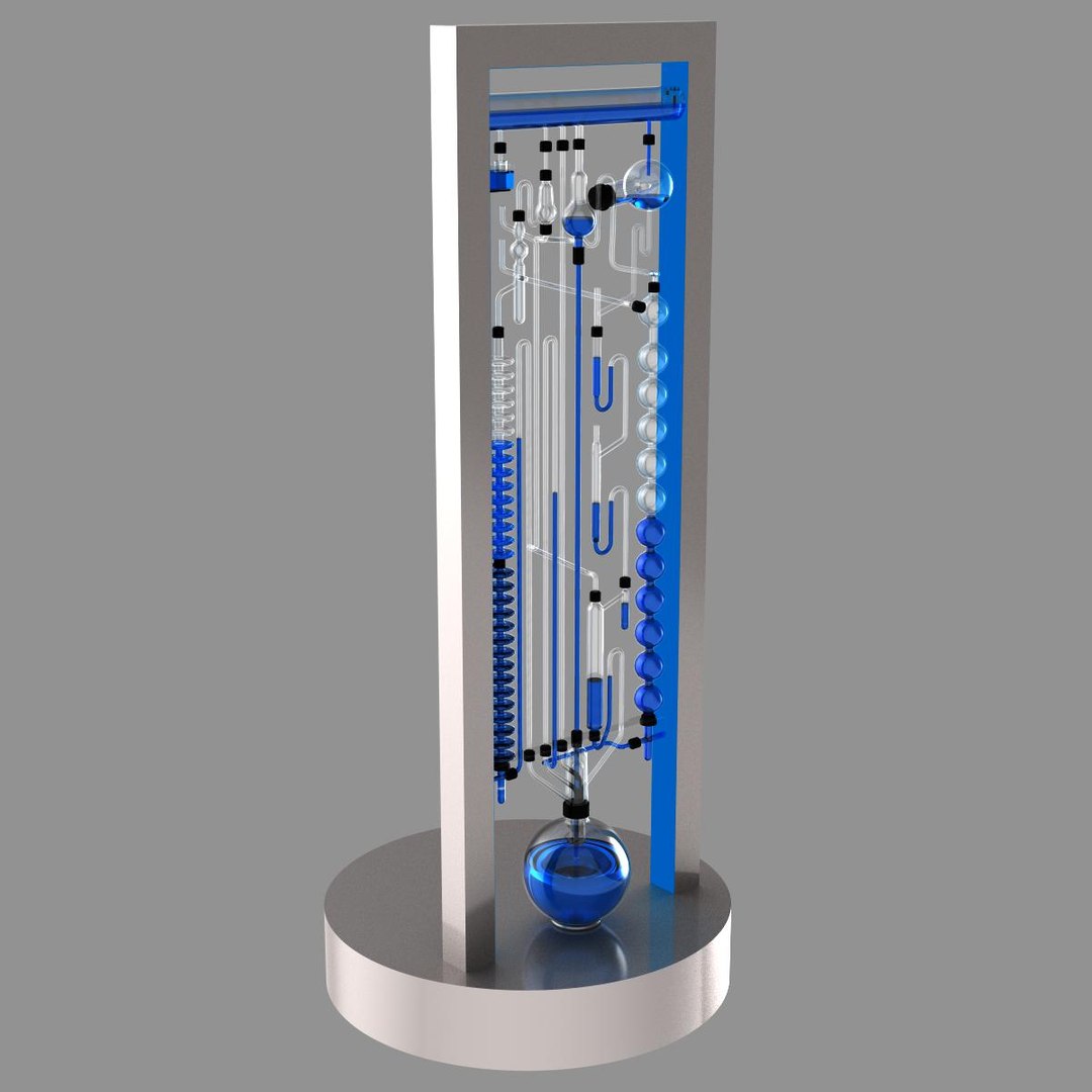 Bernard Time-flow Water Clock 3D Model - TurboSquid 1598206
