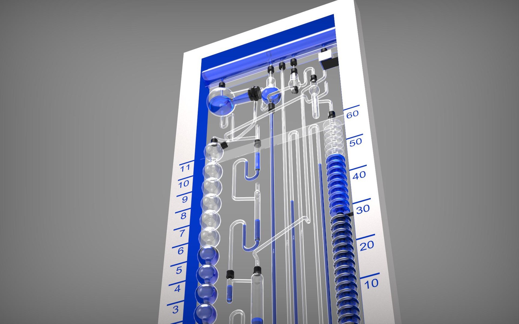 Bernard Time-flow Water Clock 3D Model - TurboSquid 1598206