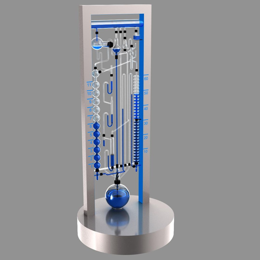 Bernard Time-flow Water Clock 3D Model - TurboSquid 1598206