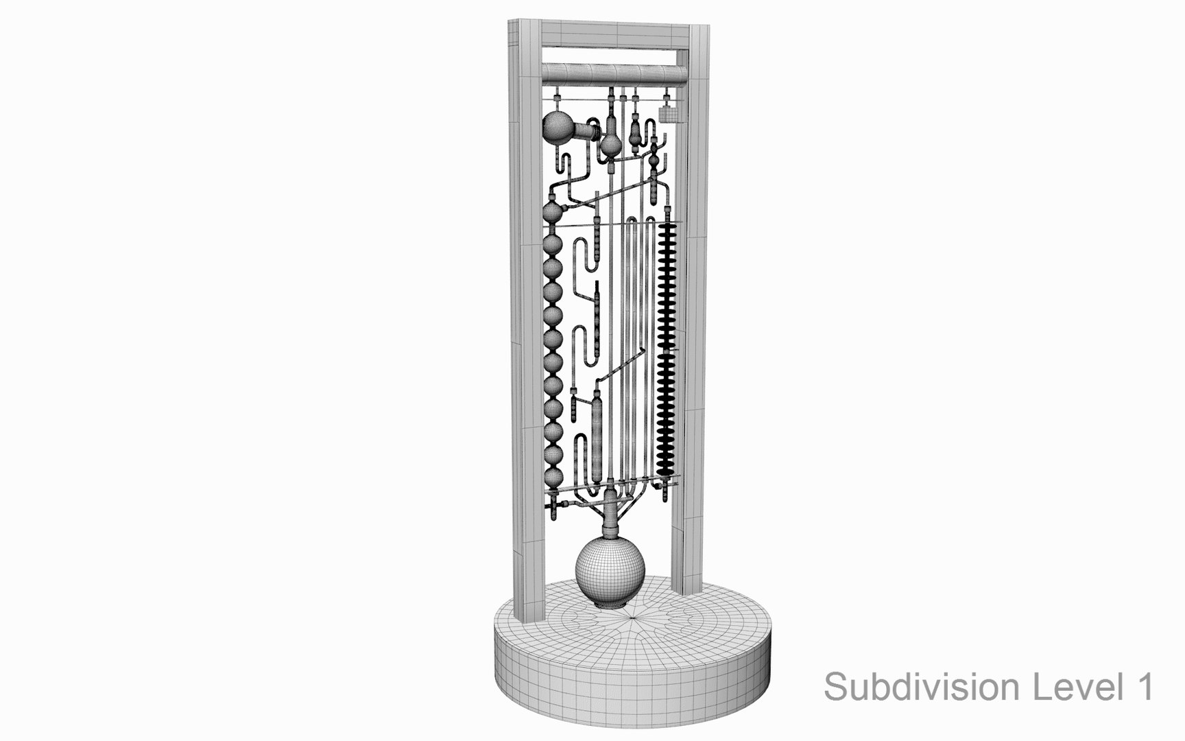 Bernard Time-flow Water Clock 3D Model - TurboSquid 1598206