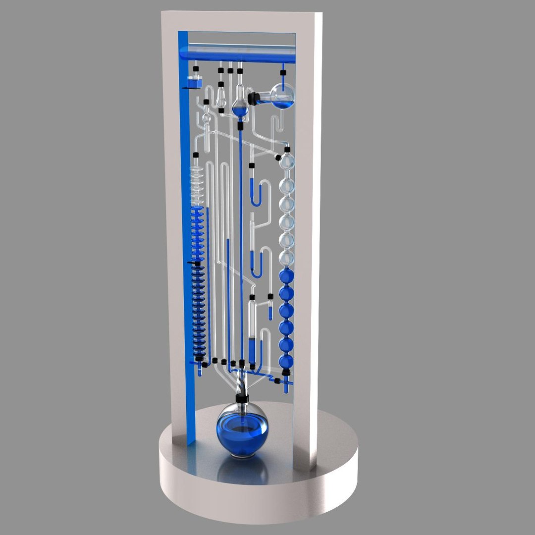 Bernard Time-flow Water Clock 3D Model - TurboSquid 1598206