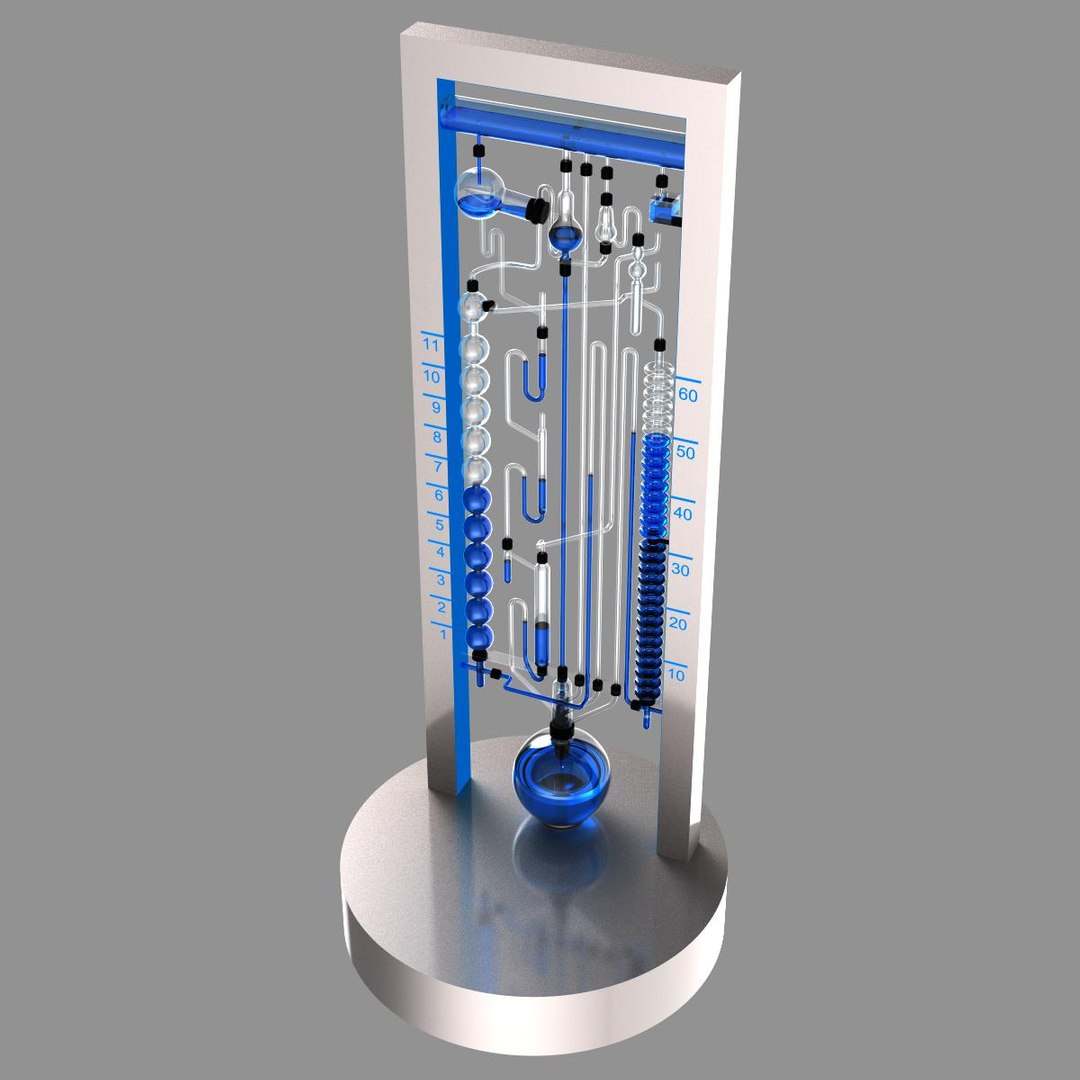 Bernard Time-flow Water Clock 3D Model - TurboSquid 1598206