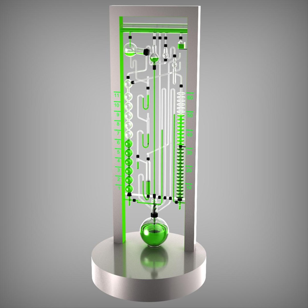 Bernard Time-flow Water Clock 3D Model - TurboSquid 1598206